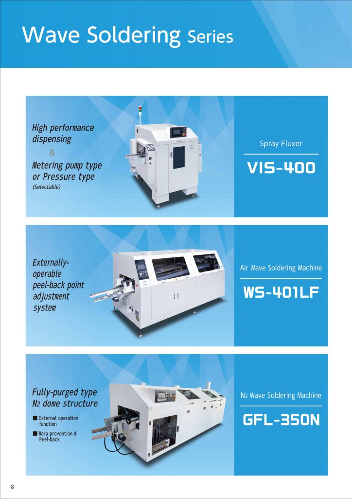 Máy hàn sóng Wave Soldering VIS-400 Spray Fluxer Koki