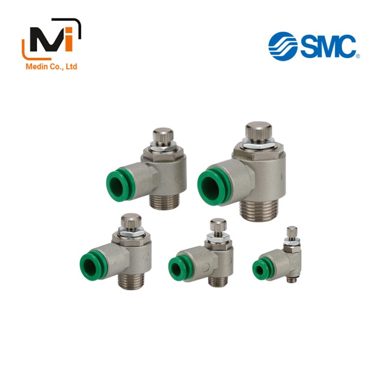 Speed Controller With One-Touch Fitting, Metal Body, Elbow Type, AS ...