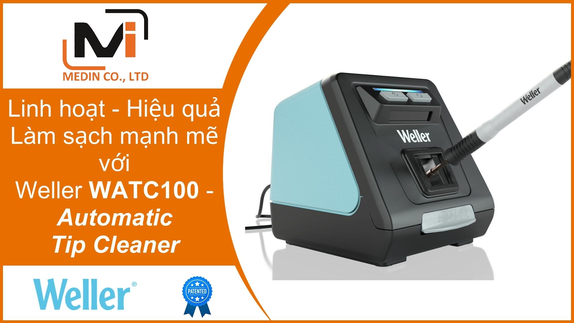 Linh Hoạt - Hiệu Quả - Làm Sạch Mạnh Mẽ với Weller Tools WATC100 ...
