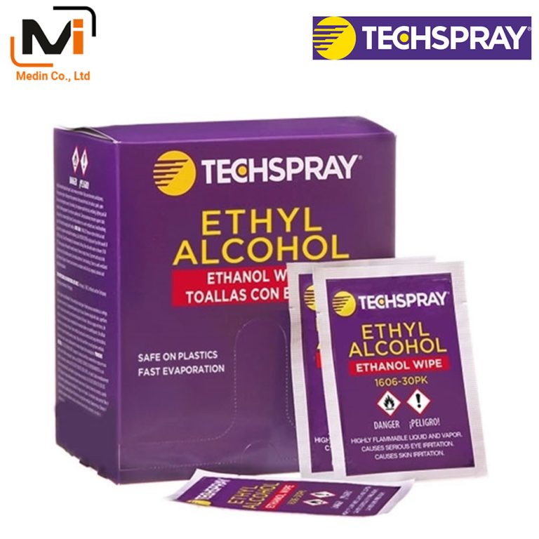 Ethyl Alcohol (Ethanol) Wipes Techspray - Khăn lau cồn 1606-30PK - Công ...