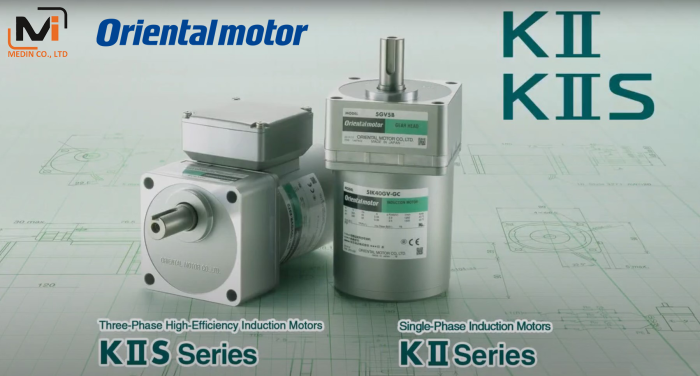 Động cơ AC ba pha và Động cơ bánh răng thiết kế nhỏ gọn với hiệu suất cao dòng KIIS của Oriental ...